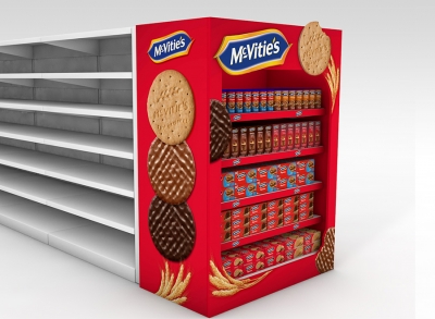Displays premium McVities